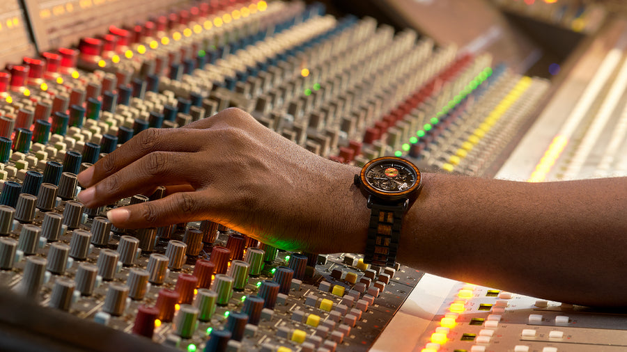 Palmwood Tuff Gong Skeleton 40mm – Original Grain