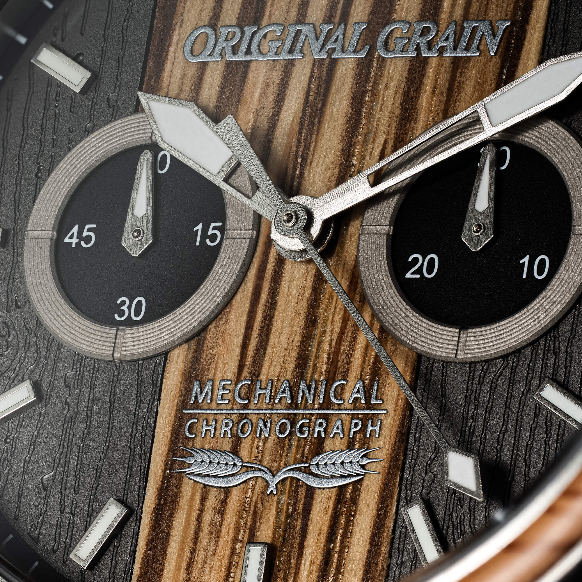 Brewmaster Silver Chrono Mechanical 44mm | Original Grain