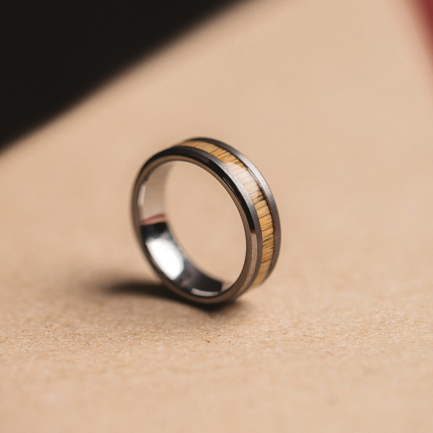 Brewmaster Silver Single Barrel Beveled Ring – Original Grain