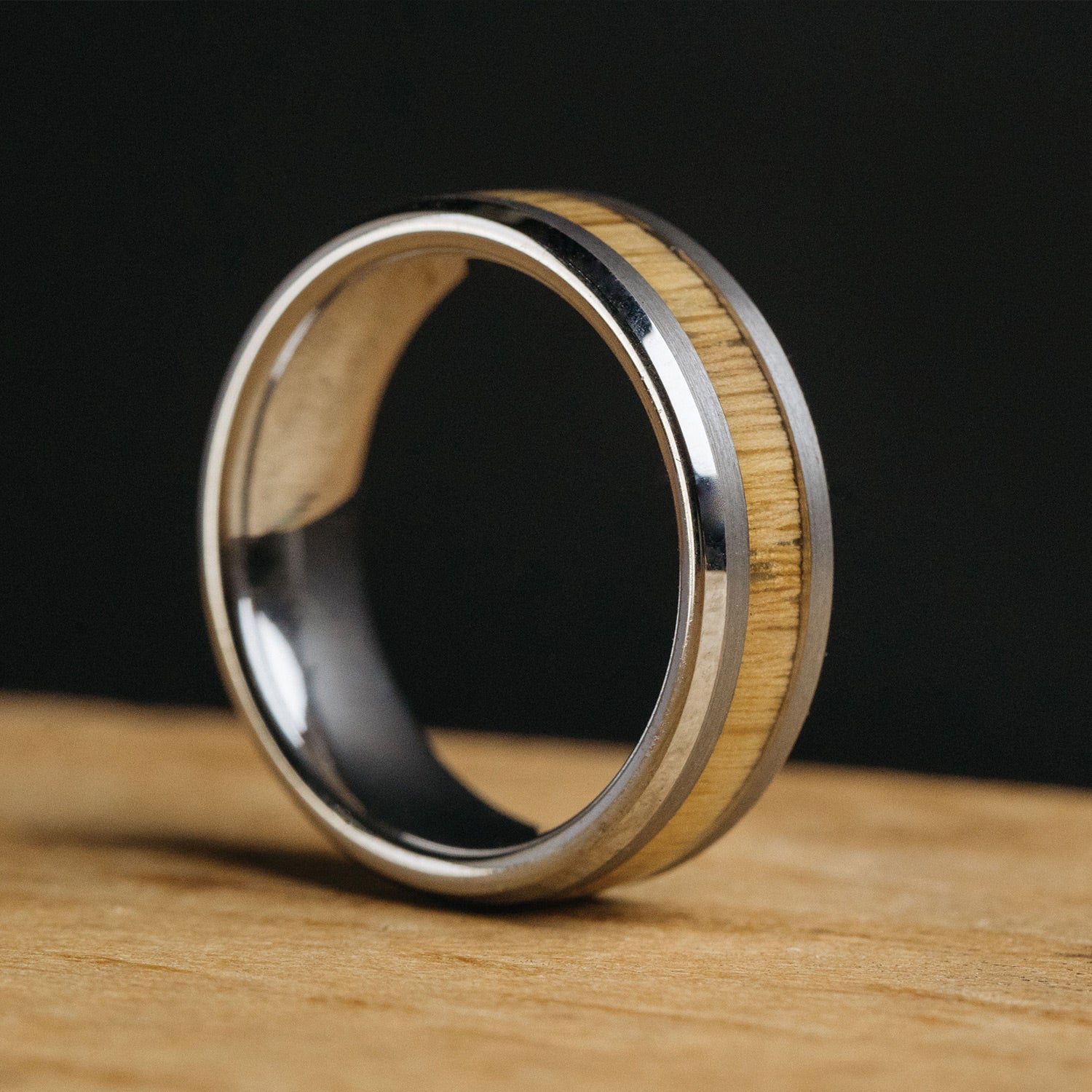 Brewmaster Silver Single Barrel Beveled Ring – Original Grain
