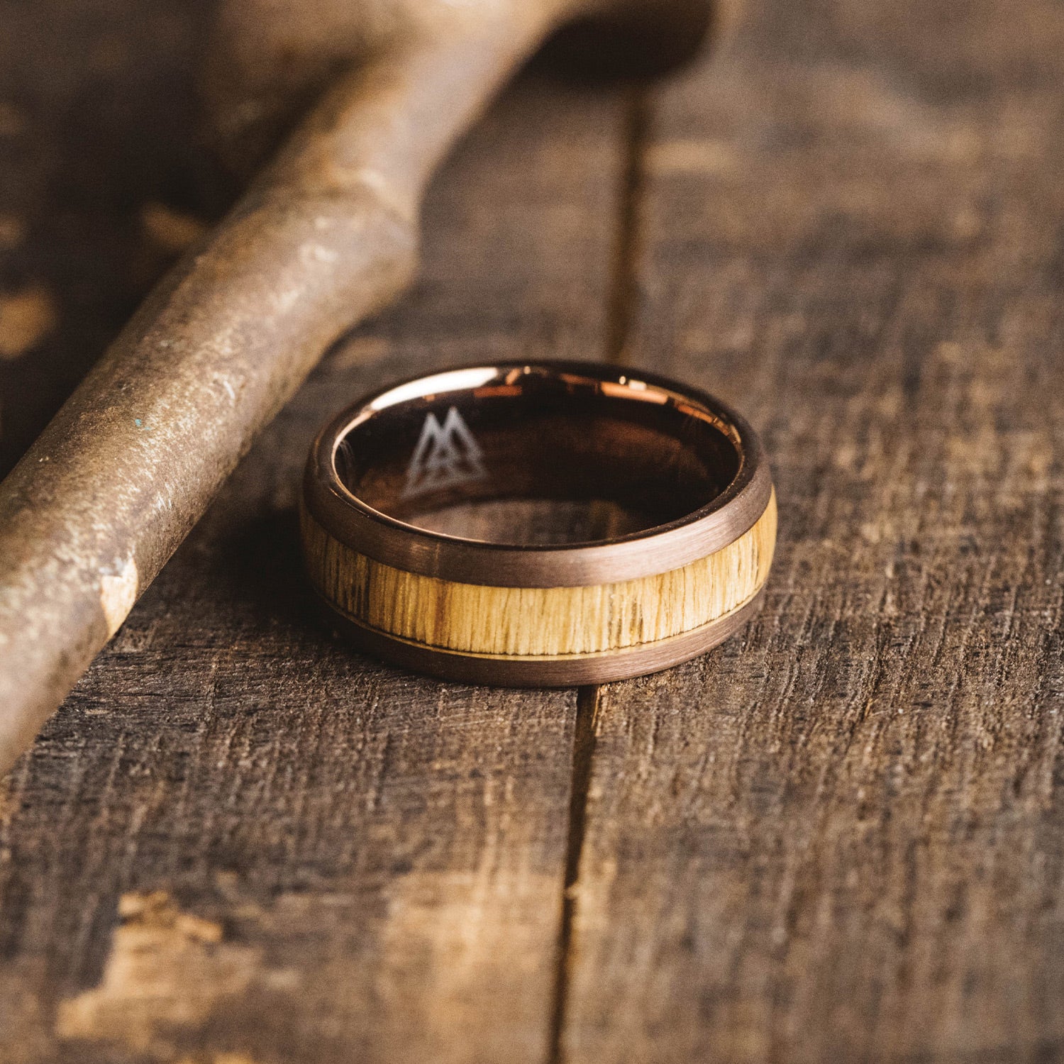 Whiskey Espresso Single Barrel Ring – Original Grain